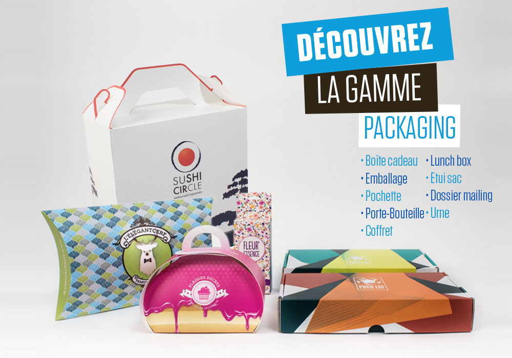 Boite sur mesure packaging Lyon